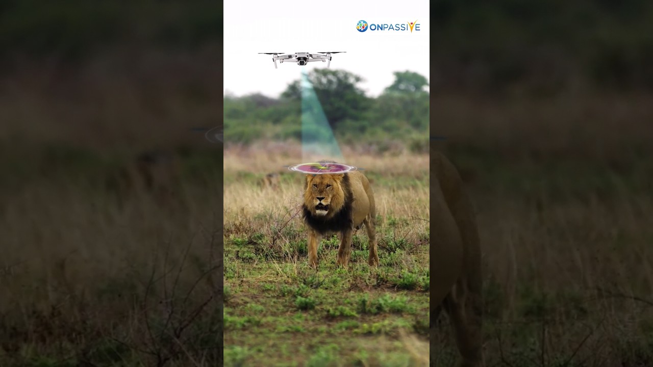 Drone with computer  is revolution in wildlife conservation 🔥🔥🙌#drone #technology#wildlife #shorts