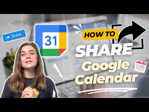 How to share a google calendar