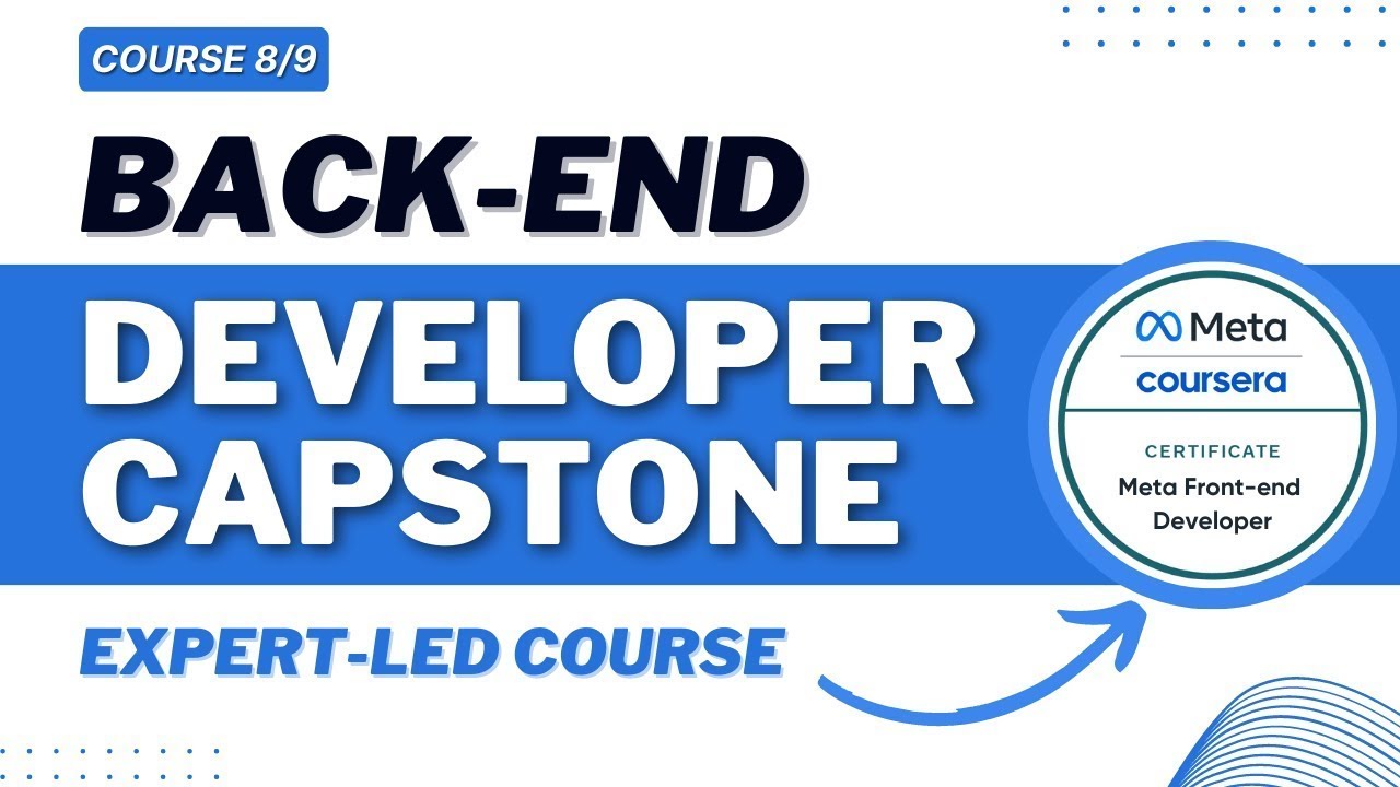 Back End Developer Capstone | Back End Developement