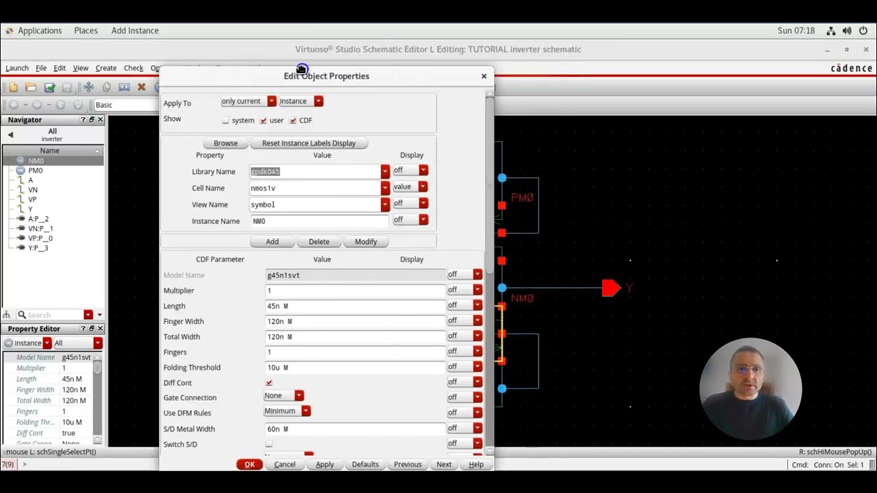 STEP 1 Cadence Virtuoso Schematic Capture