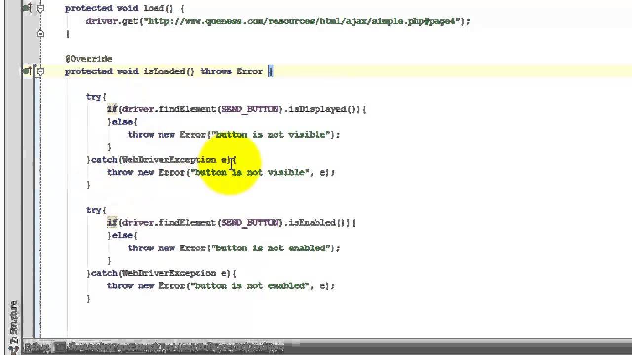 How to Create Helper Classes for SlowLoadableComponent Page Objects in WebDriver using Java