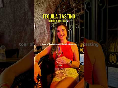 Tequila Tasting at Fortaleza Distillery in Tequila, Mexico! 🇲🇽 #tequila #fortaleza #mexico #shorts
