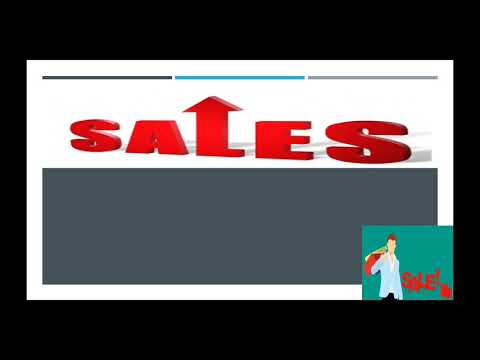 Sales Definition in Salesman language...