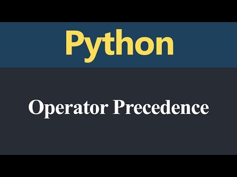 Learn Operator Precedence and Associativity in Python Hindi - Mind Luster