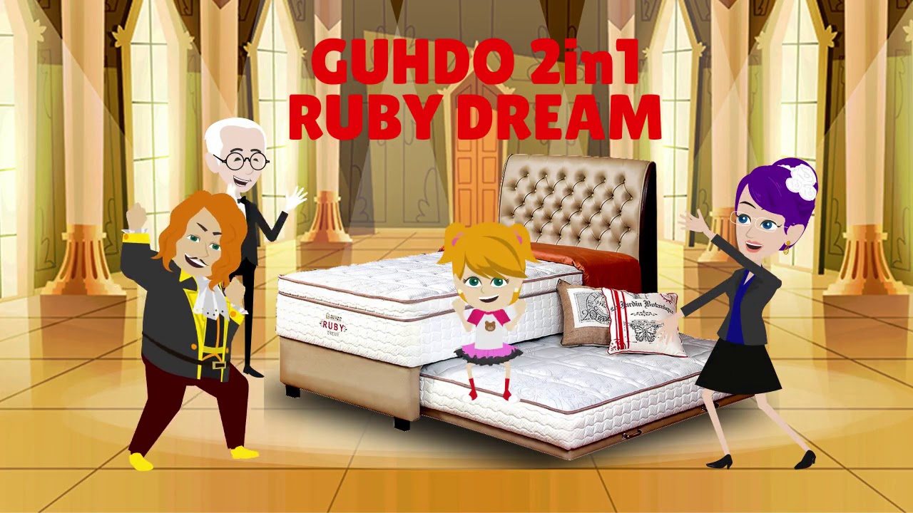 Spring Bed Anak Favorit : Guhdo Ruby Dream 2in1. Apa Saja Keunggulannya ?