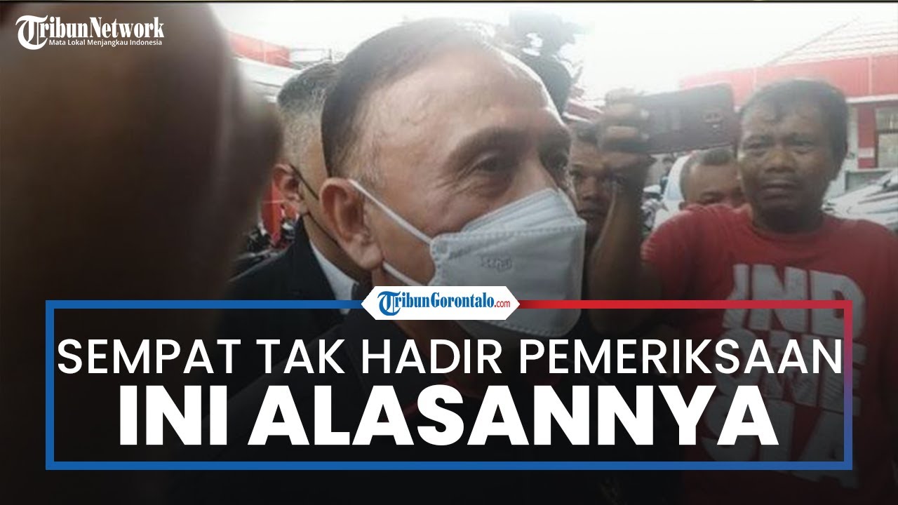 Sempat Tak Hadiri Pemeriksaan Pertama, Berikut Penjelasan Ketum PSSI ... Sempat Tak Hadiri Pemeriksaan Pertama, Berikut Penjelasan Ketum PSSI ...