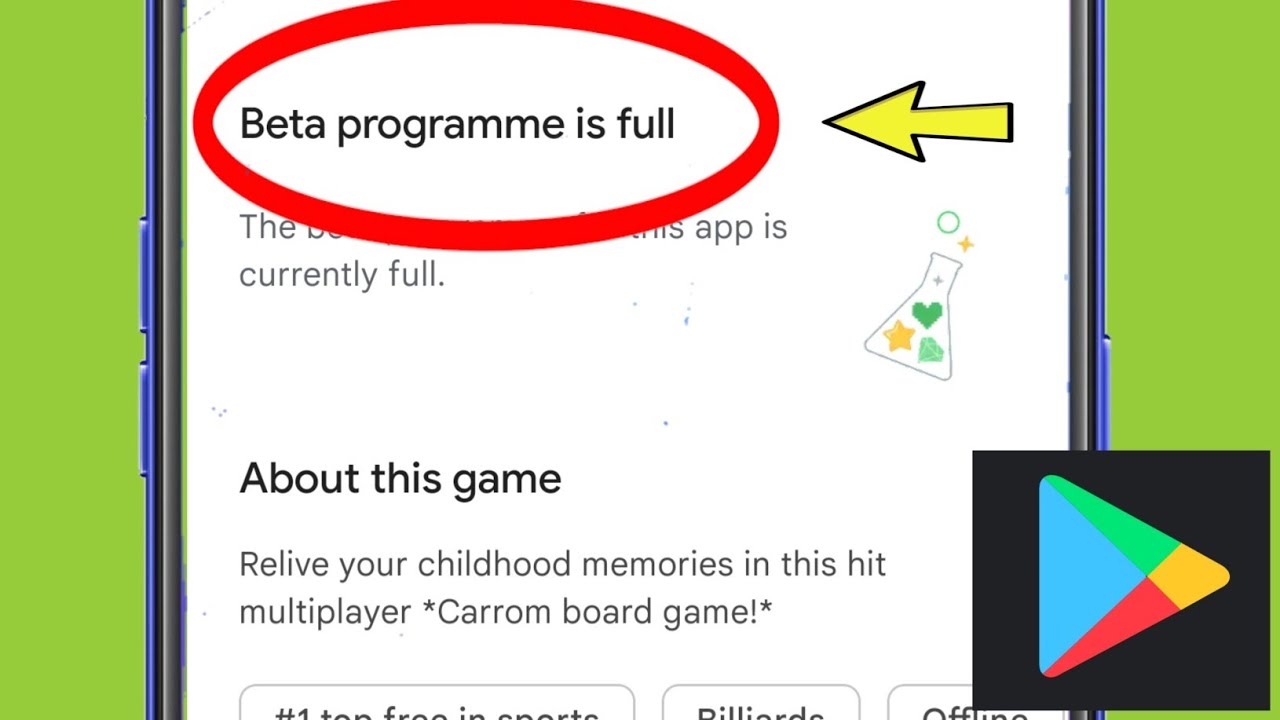 Playstore Beta Program is Full Problem Solved
