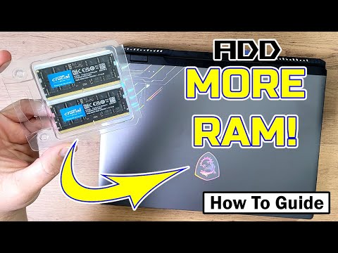 MSI Crosshair 16 HX D14V Ram Upgrade Guide
