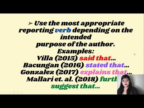 USING CONVENTIONS IN CITING REFERENCES