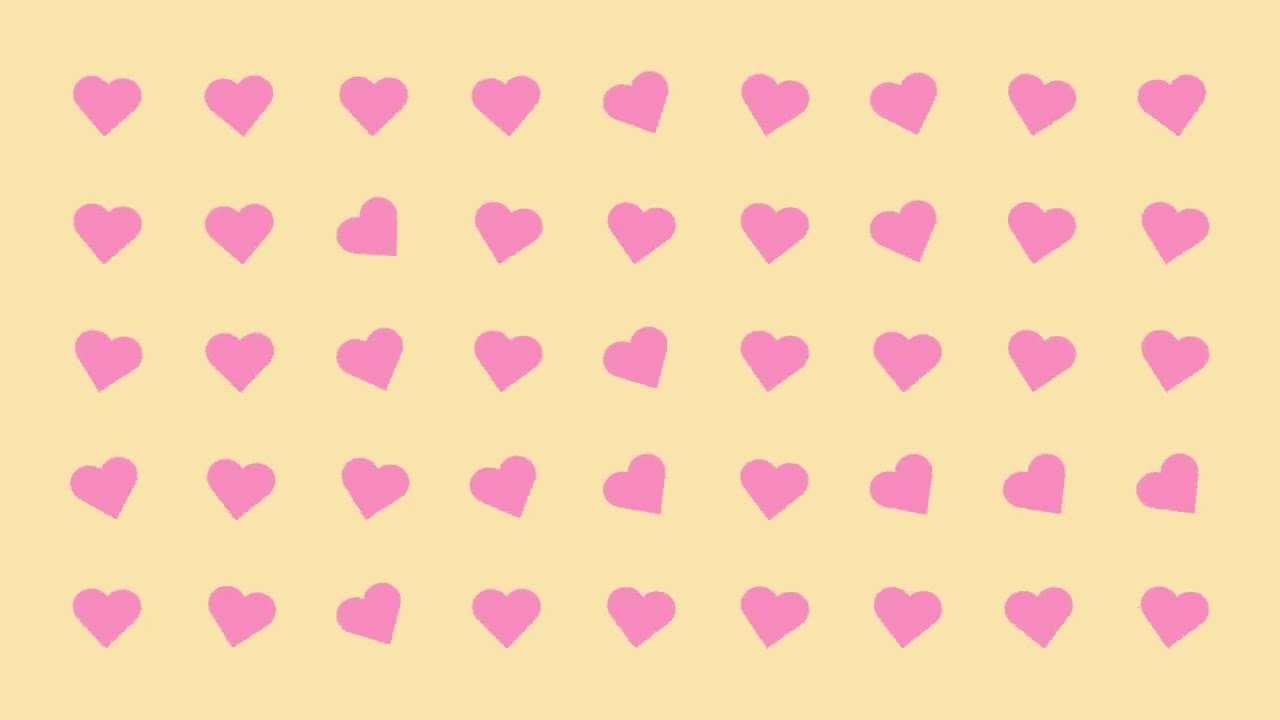 Vector Pink Hearts Background   Free Footage