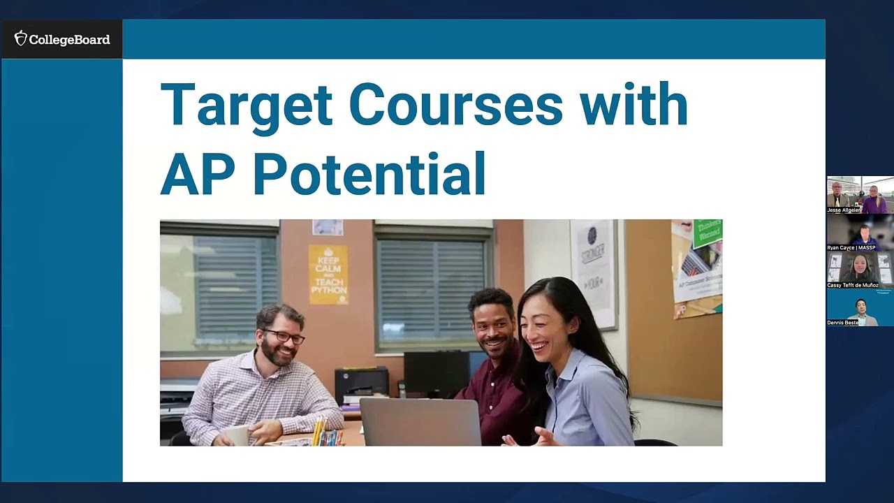 College Board Webinar: Building a Master Schedule – Changing the Invitation to AP