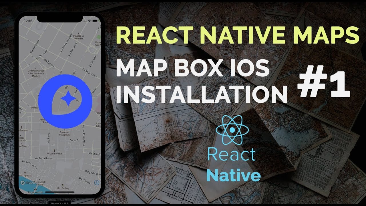 #1React Native Maps | Mapbox IOS Installation | Tutorial