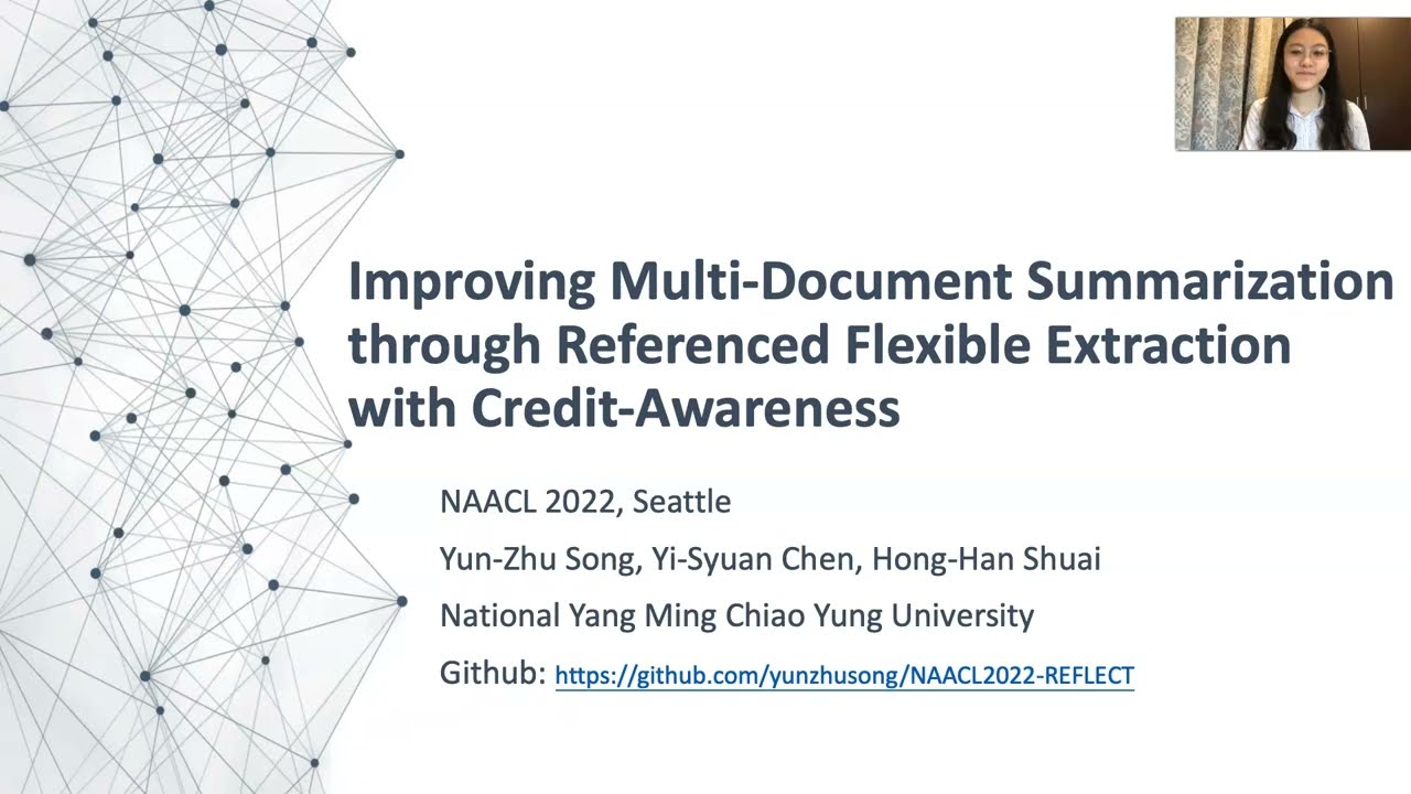 【NAACL 2022】Improving Multi-Document Summarization through Referenced Flexible Extraction with...
