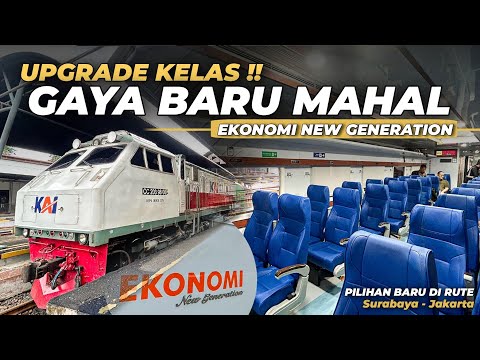 EKONOMI SURABAYA-JAKARTA UPGRADE KELAS TERBARU 2024‼️ Trip KA Gaya Baru Malam Selatan New Generation
