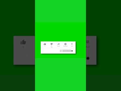 How To Add Subscribe Button In Video/YouTube Video #shorts #green