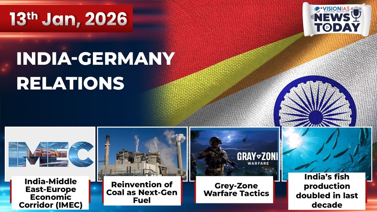 News Today | Daily Current Affairs | 13 January, 2026