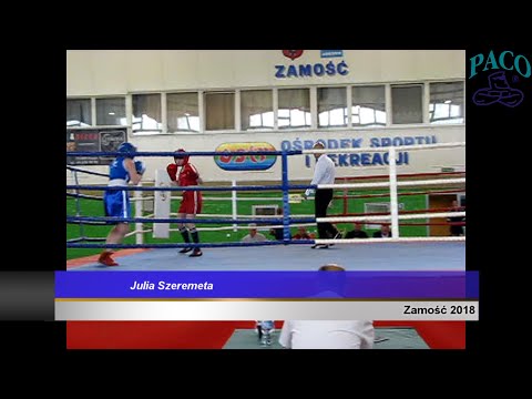 Julia Szeremeta walka bokserska Zamość 2018