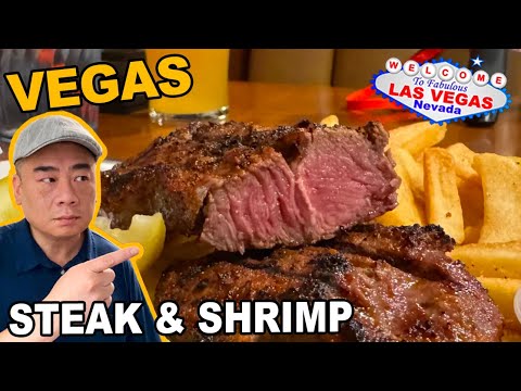 Steak & Shrimp at Ellis Island Village Pub! Las Vegas