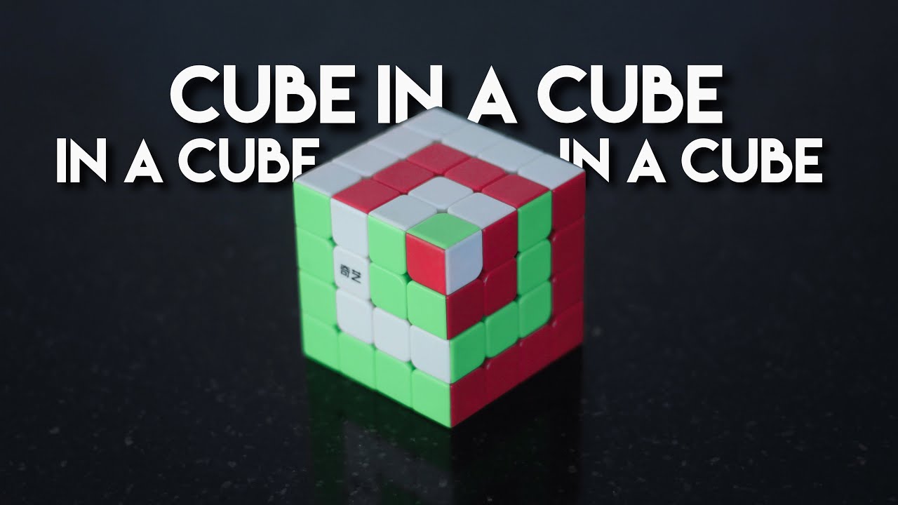 Cube in a Cube in a Cube in a Cube - 4x4 Rubik’s cube Pattern Tutorial