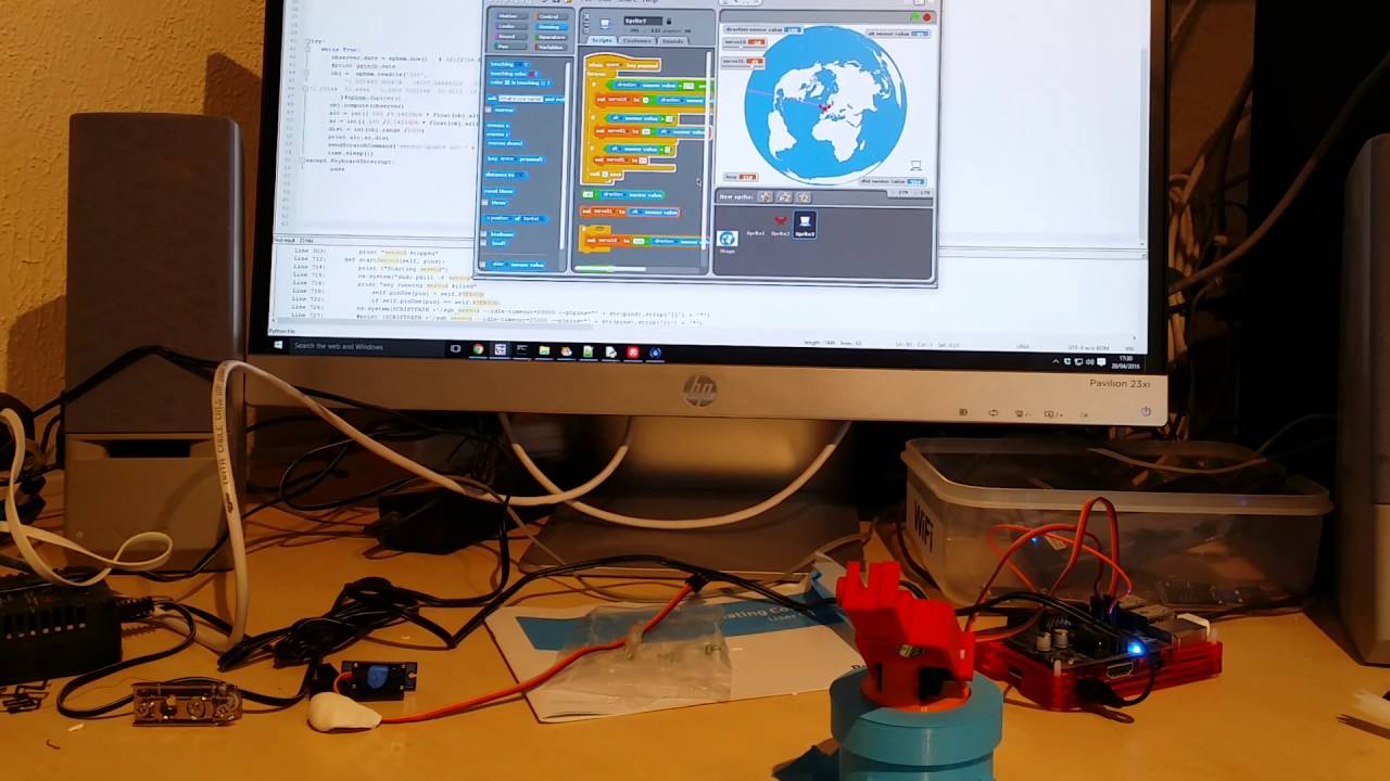 ISS Tracking using ScratchGPIO