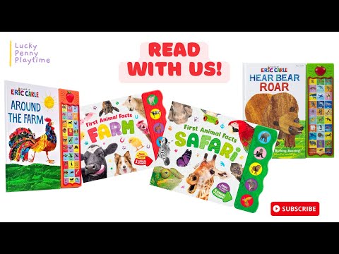 Let's Read a Book Aloud! Animal Sound books from Safari to Farm!