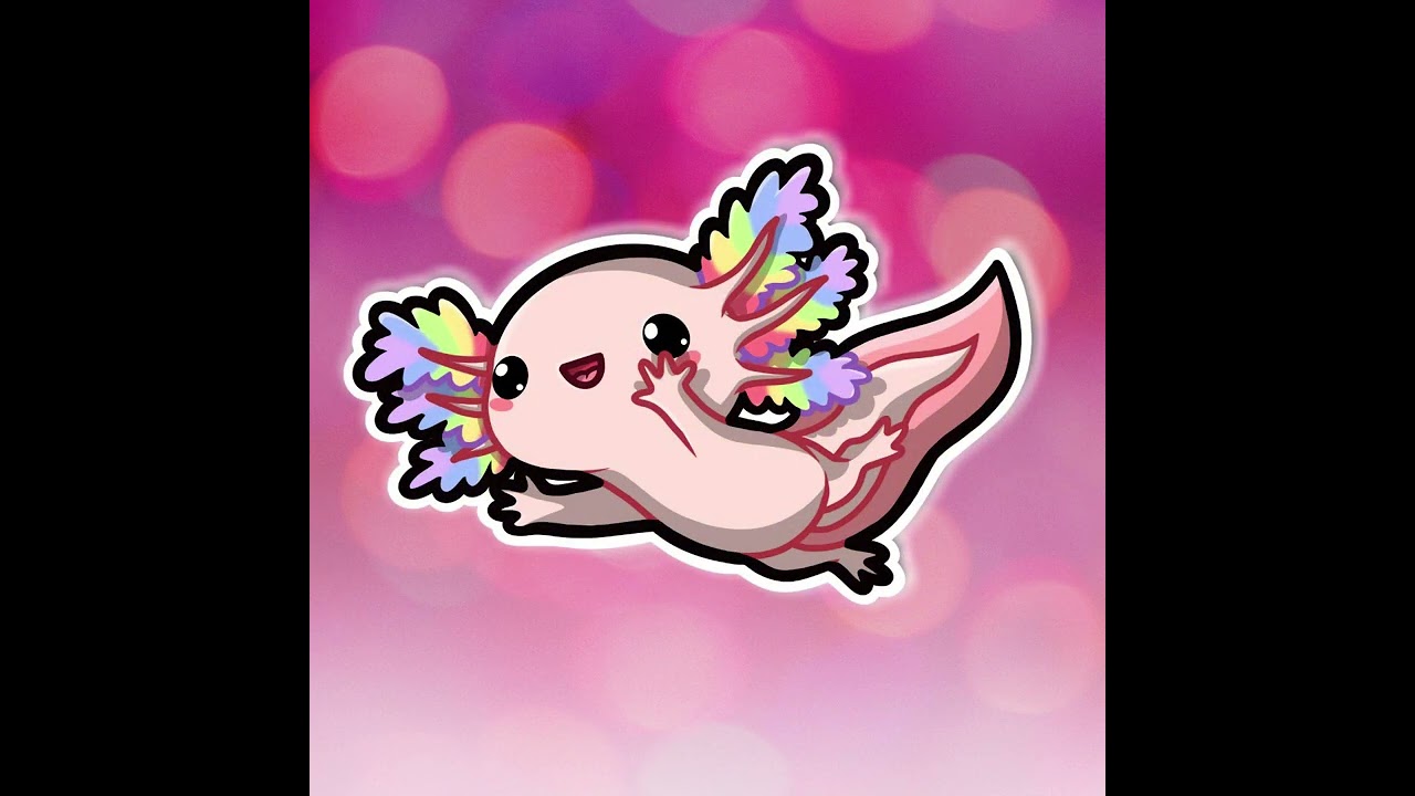 Super Cute Wallpapers of Axolotls! ❤️2