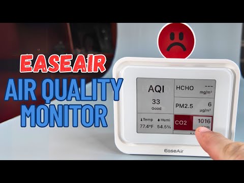 EASEAIR Air Quality Monitor Review – Real-Time Indoor Air Safety for Home & Office