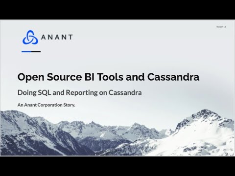 Open Source BI Tools and Cassandra