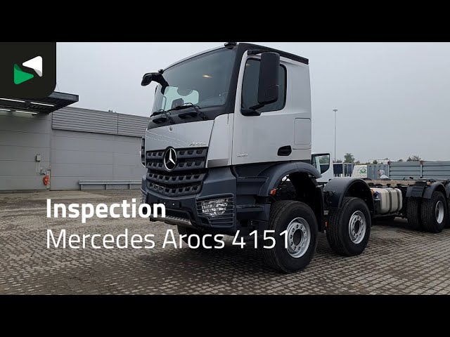 Mercedes Arocs 4151 8X4 Chassis truck - BAS World