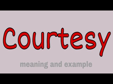 Courtesy - meaning and example #english #vocabulary #learn #listening #vaishnavi #youtube #shorts