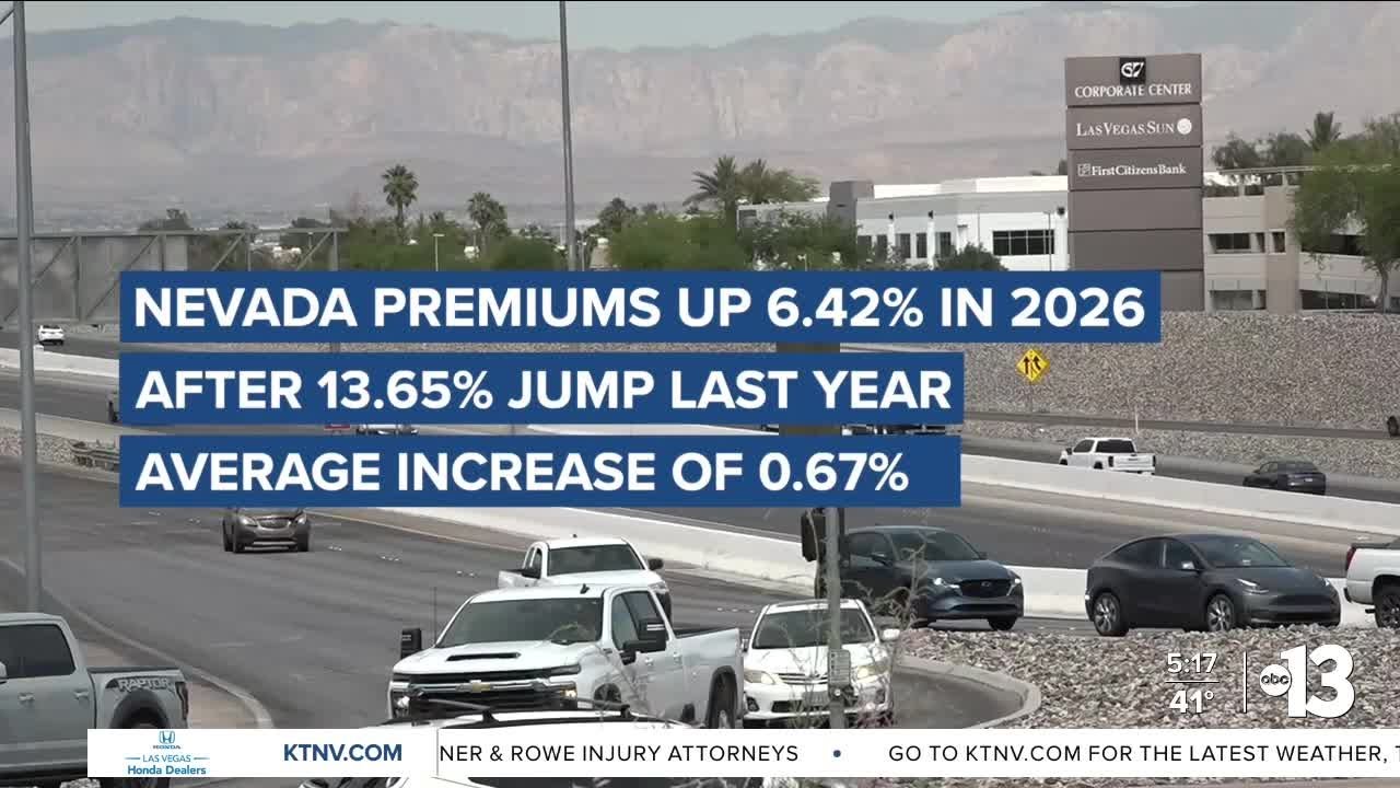 Nevada's average car insurance cost expected to reach $335 per month in 2026: Here's how to save