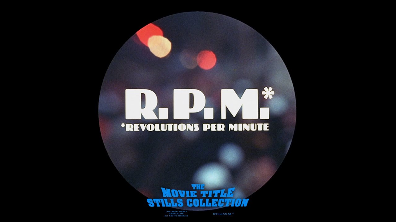 R.P.M. (1970) title sequence