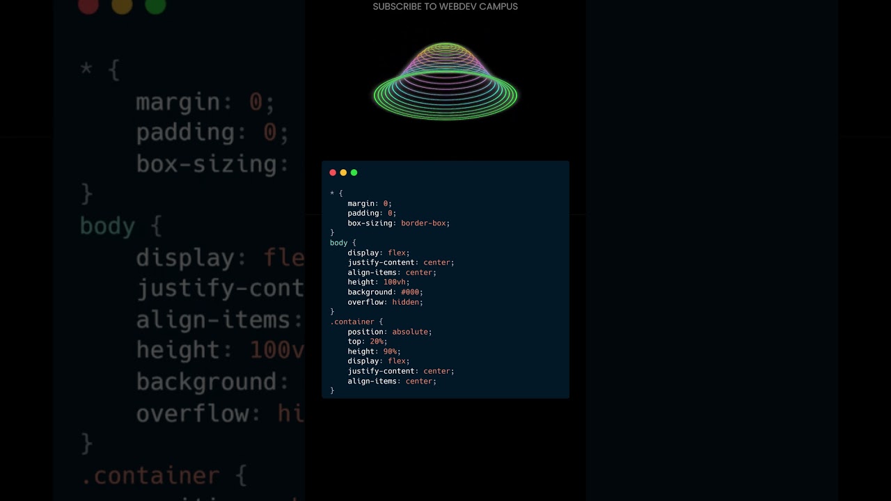 Creative 3D Animation with Source Code using HTML and CSS | CSS Animation Project