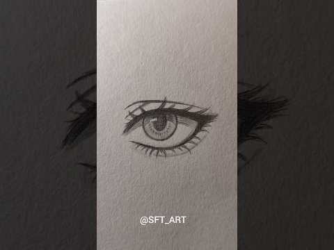 Drawing anime eyes β¨ #art #eyes #anime #sketch #shorts