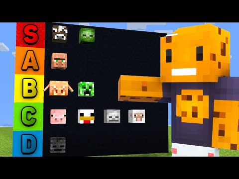 i ranked every minecraft mob in a tier list