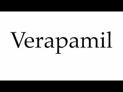 How to Pronounce Verapamil