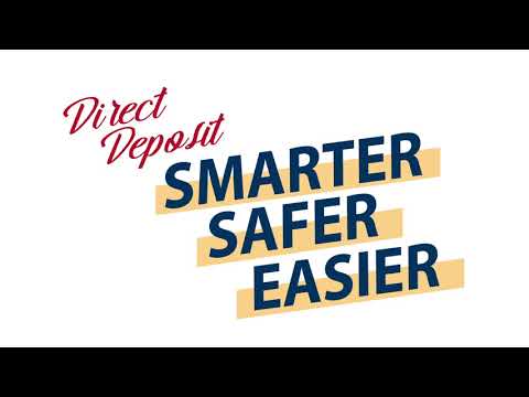 Get Your VA Benefits With Direct Deposit! (PSA)