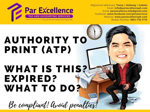 EXPIRED AUTHORITY TO PRINT RECEIPTS (ATP) #BIR #TAX #ACCOUNTING #BOOKKEEPING #INCOMETAX #ITR