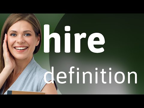 Hire — what is HIRE meaning