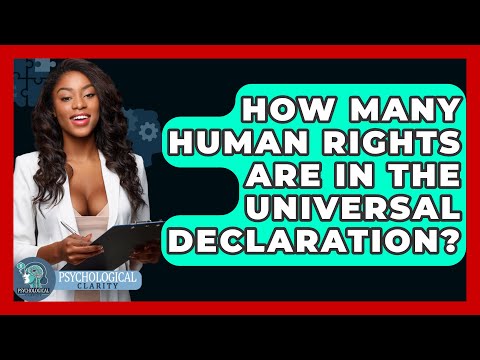 How Many Human Rights Are in the Universal Declaration? - Philosophy Beyond