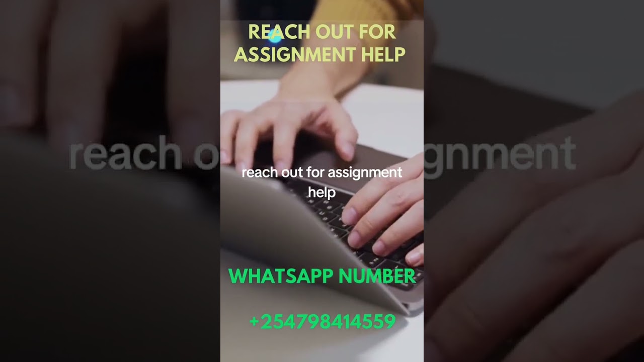 Reach out for assignment help