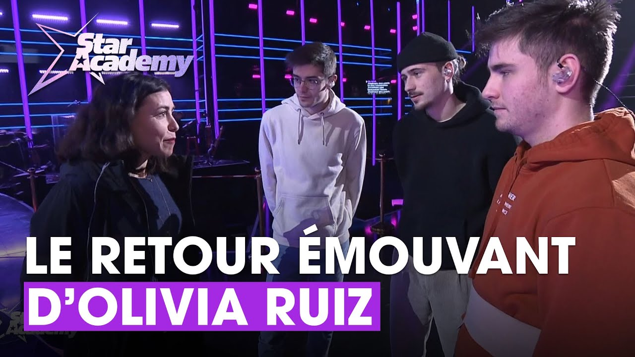 Olivia Ruiz et son lien précieux avec un ancien de la Star Academy ...