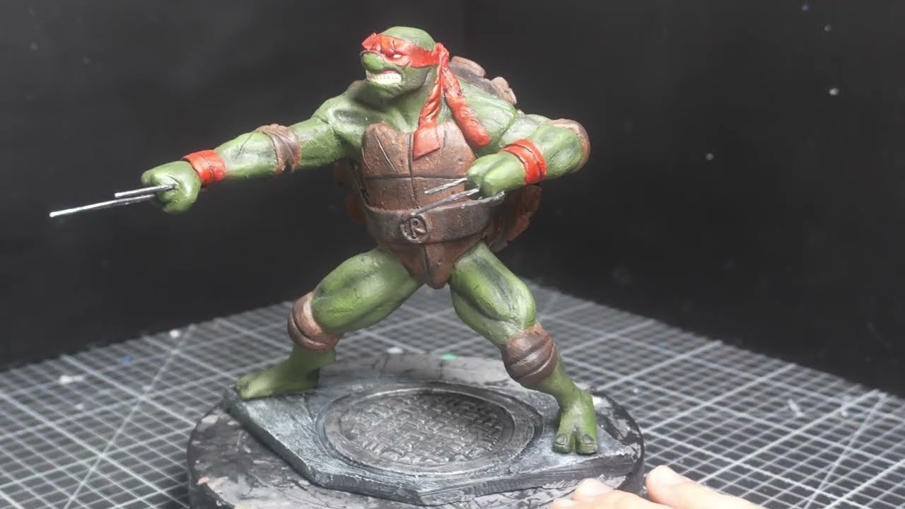 Raphaël (TMNT) painted