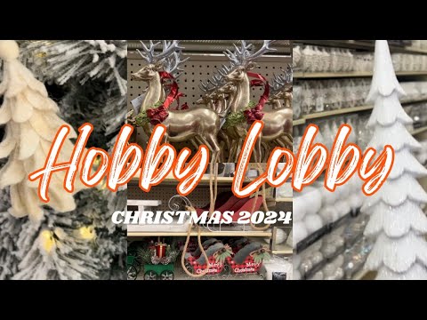 HOBBY LOBBY CHRISTMAS 2024! 50% OFF HOBBY LOBBY CHRISTMAS ORNAMENTS 2024! HOBBY LOBBY SHOP WITH ME
