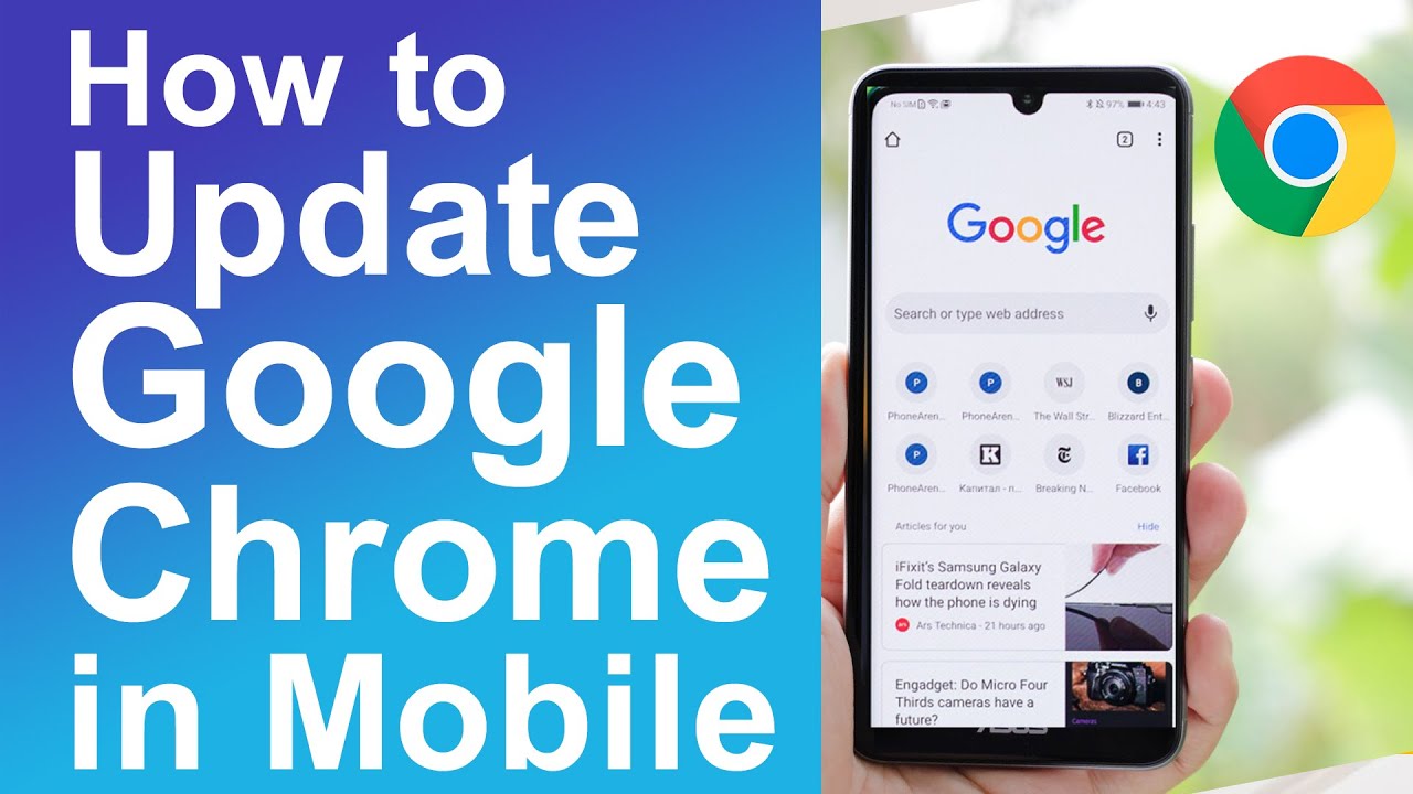 How to update Google Chrome in Android Phone