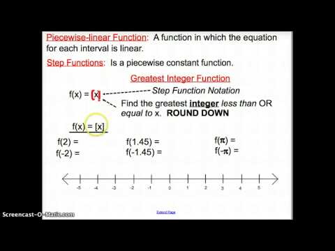 2.6 Special Functions (Both Parts)
