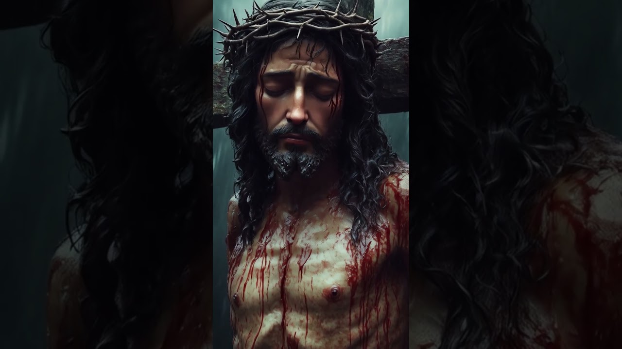Jesus Christ on the Cross – A Powerful Realistic Depiction of His Final Sacrifice | Emotiona #jesus