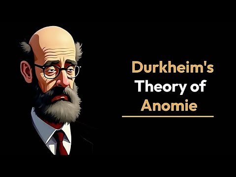 Theory of Anomie | Emile Durkheim
