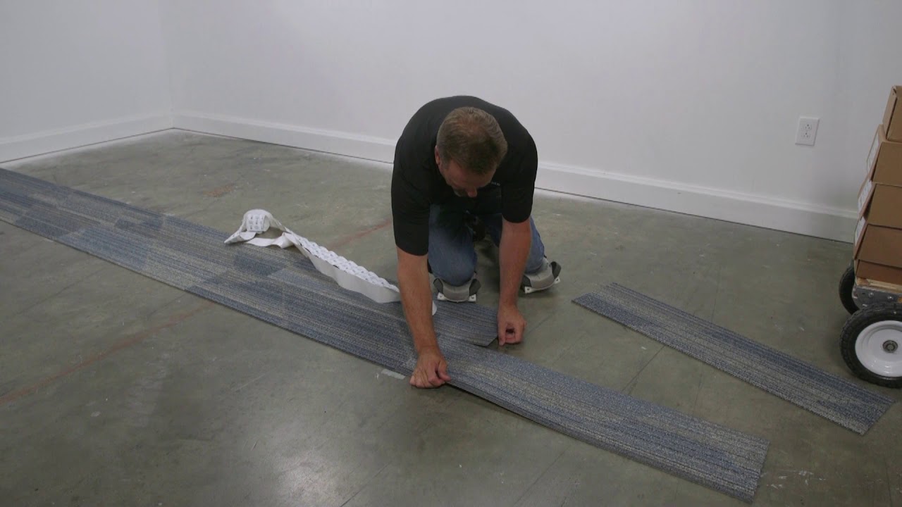 Installing Interface Carpet Tile with TacTiles
