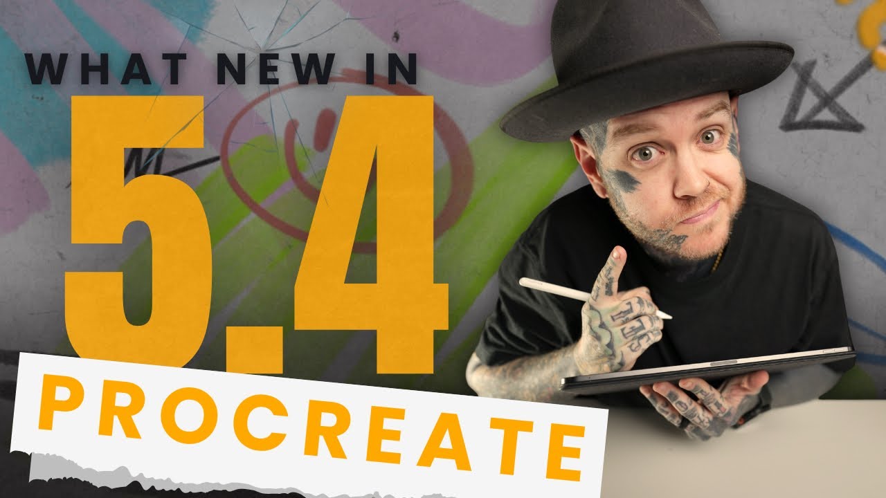 Procreate 5.4 UPDATE: 180 New Brushes, Brush Libraries & iCloud Sync